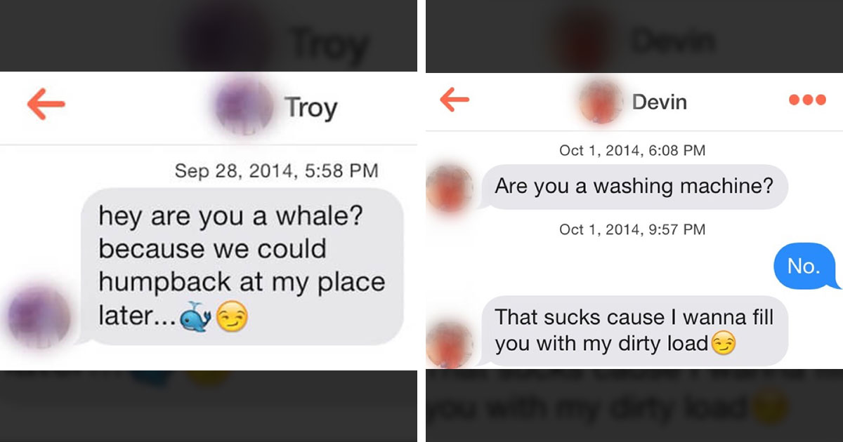 These 19 Texts Prove Tinder Is Where Bad Pickup Lines Go To Die - Page ...